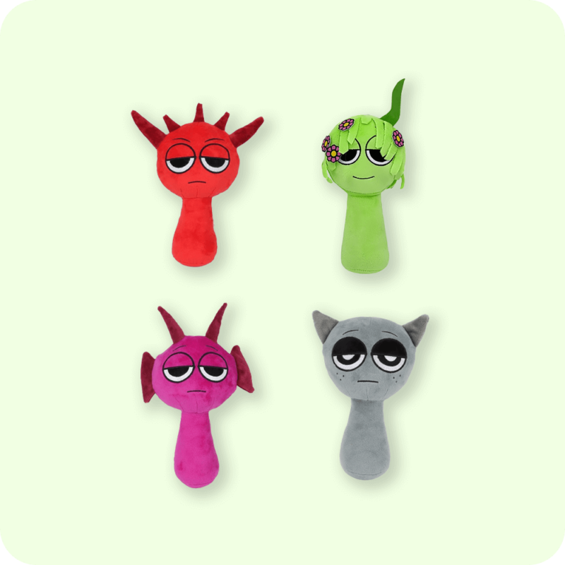 Sprunki Plush 4PCS | Sprunki Plush