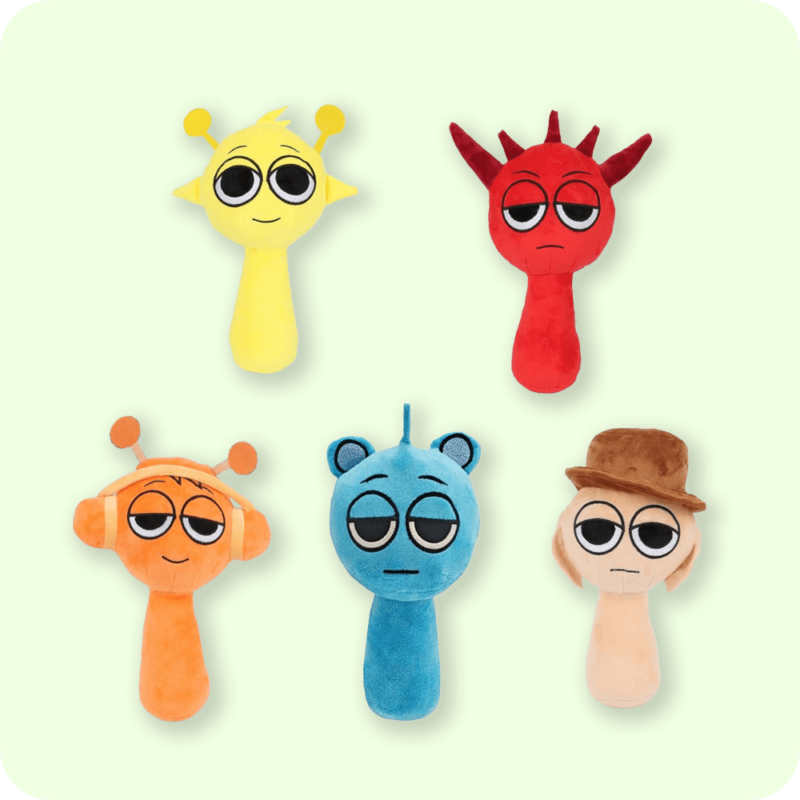 Sprunki Plush 5PCS - Set D | Sprunki Plush